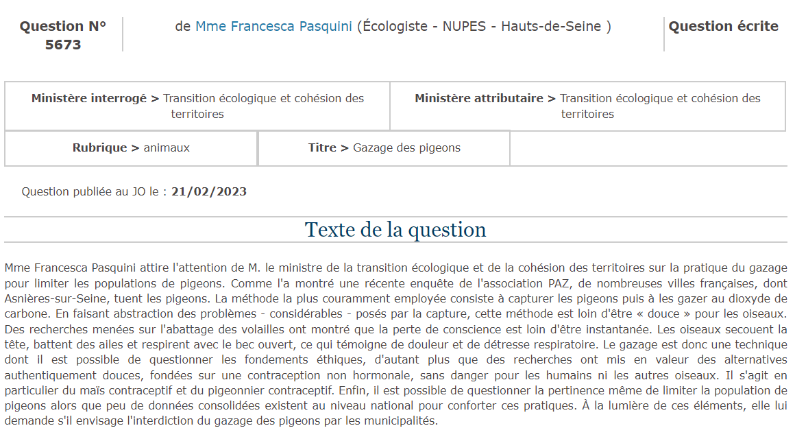 La Députée Francesca Pasquini demande au gouvernement s’il envisage d ...